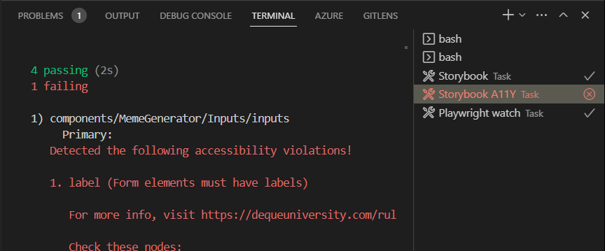 task status isn't showing not error if one of several problem matchers reports a problem · Issue ...