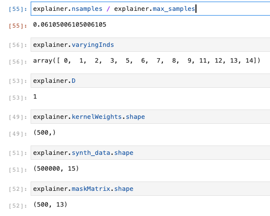 Regularization in explainer.shap_values: what is the sample space of ...