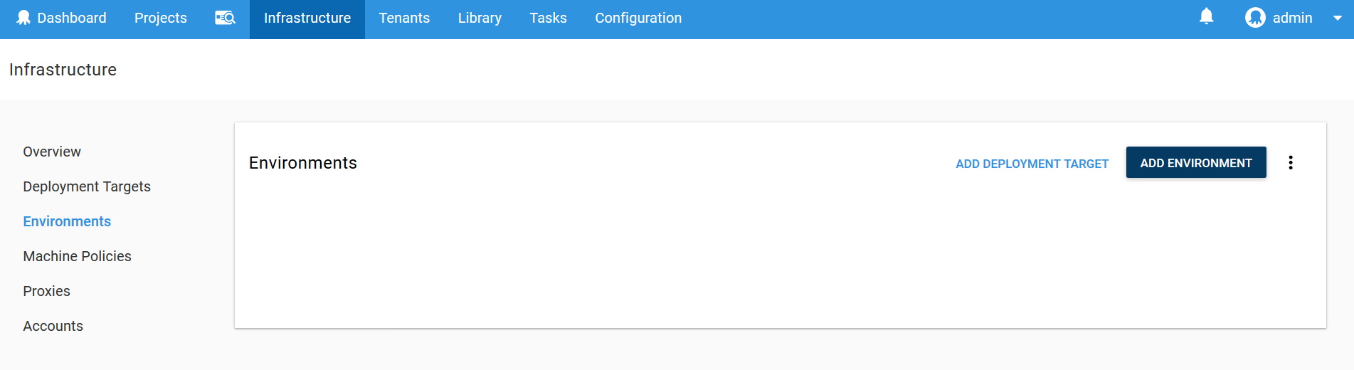 Search in Infrastructure > Environments page with no matching environments · Issue #4347 ...