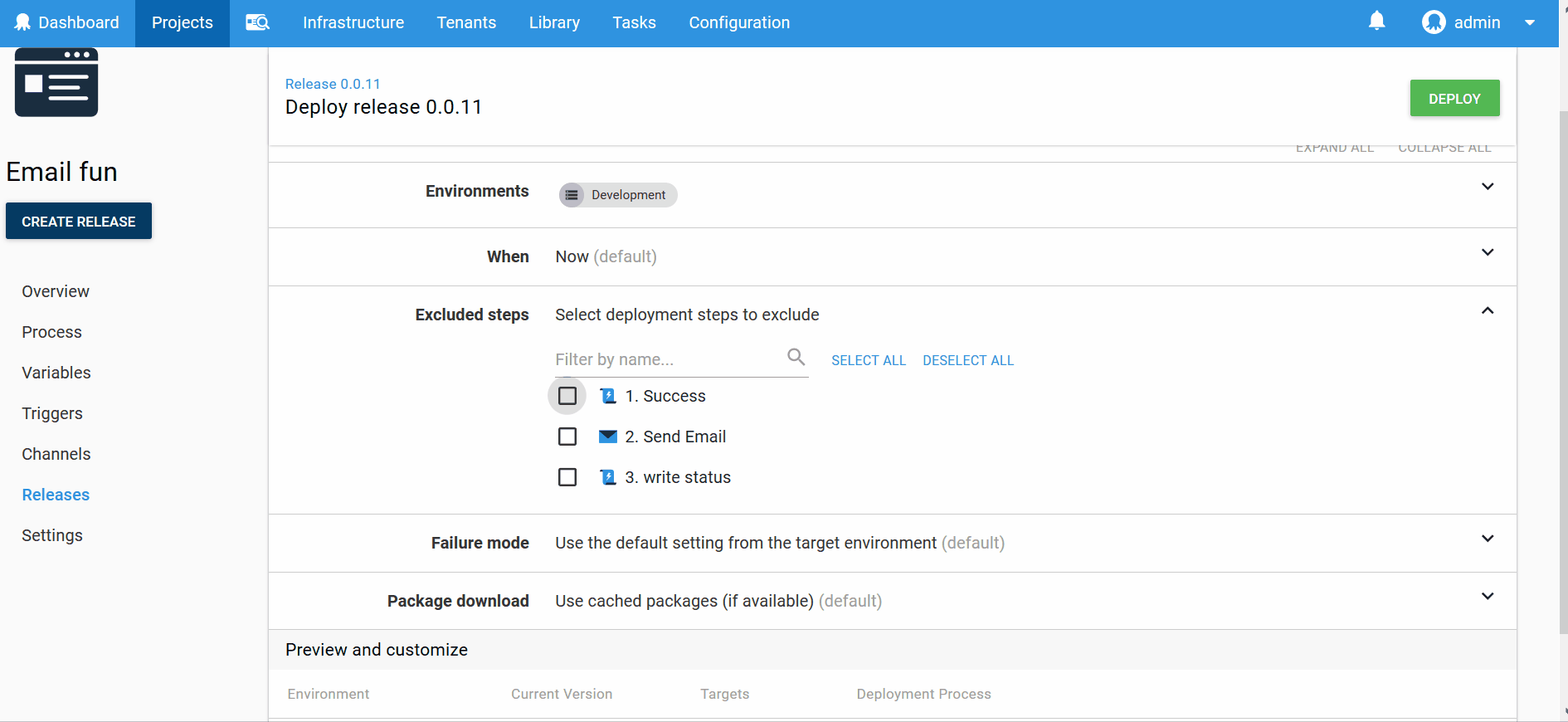 Select and Deselect options act differently when filtering steps in ...