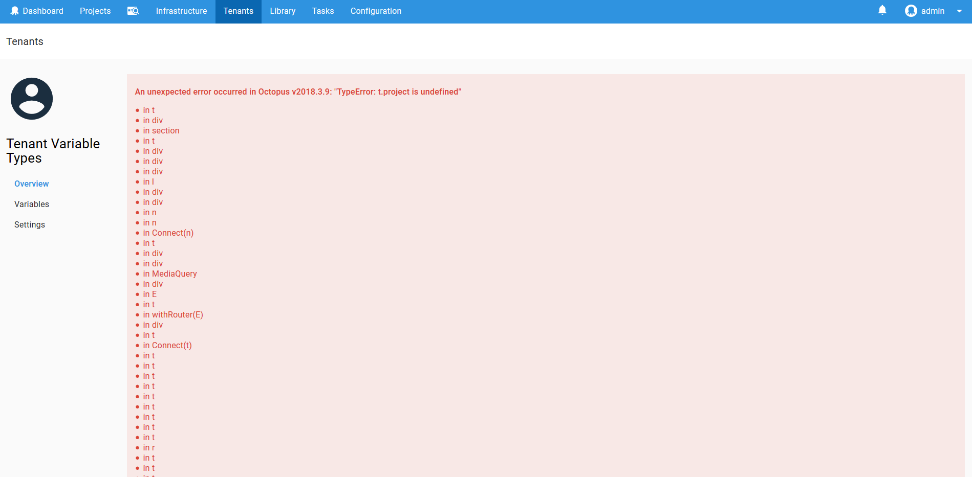 TypeError when filtering project in Tenant Overview if Project doesn't exist · Issue #4448 ...