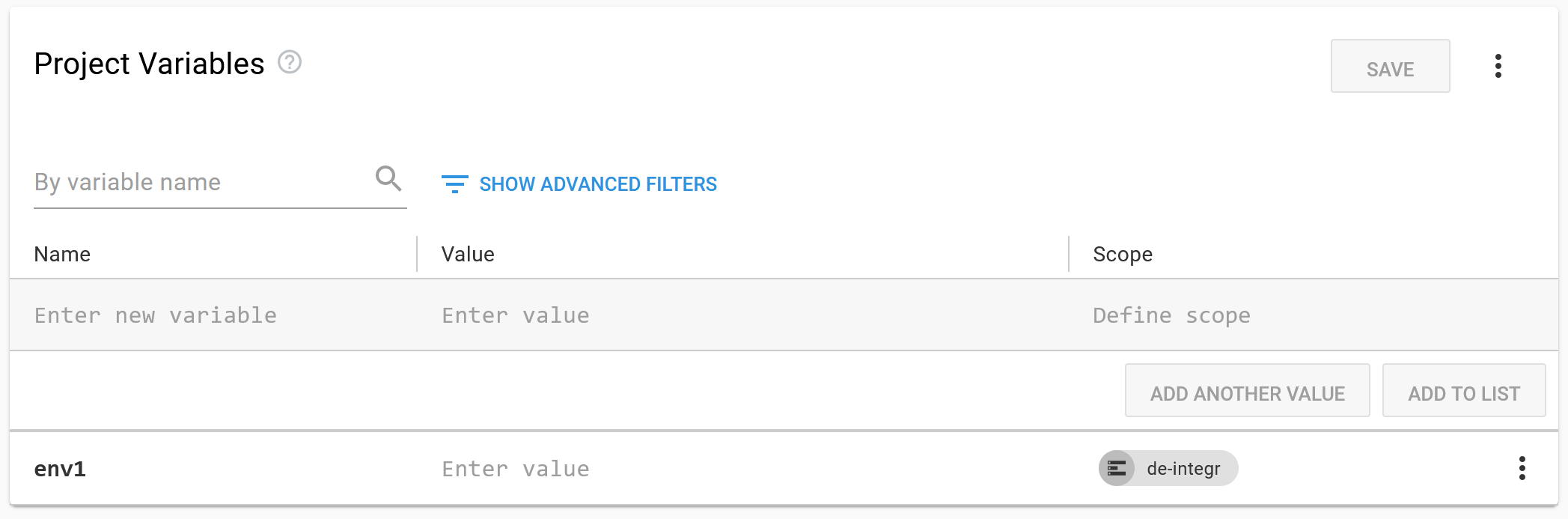 Environment scoped VariableView permission prevents users from seeing Machine scoped Variables ...