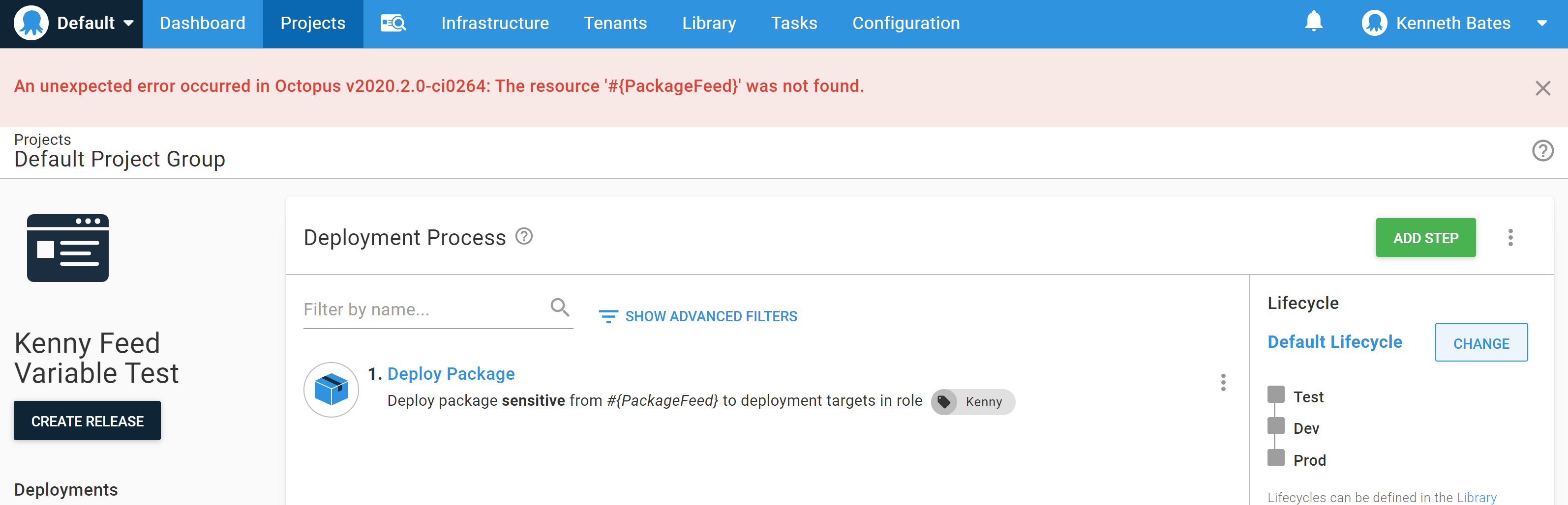 Package Feed Variable Not Found Error Displayed In The Ui · Issue 6269 · Octopusdeployissues 