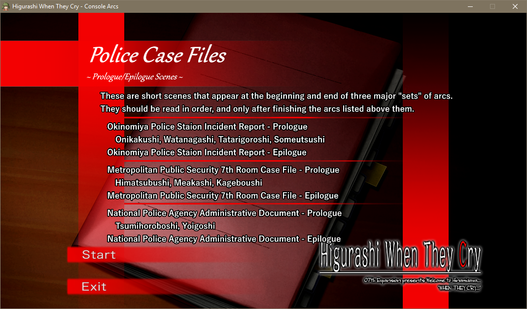 Yoigoshi Release · Issue #37 · 07th-mod/higurashi-console-arcs · GitHub