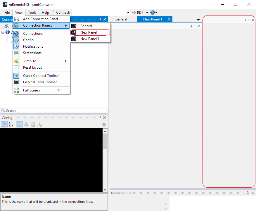 Unable to close docked connection panels · Issue #977 · mRemoteNG/mRemoteNG · GitHub
