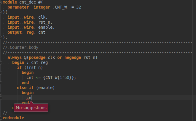 ctrl+space strange behavior · Issue #9 · EdaphicStudio/SystemVerilog · GitHub