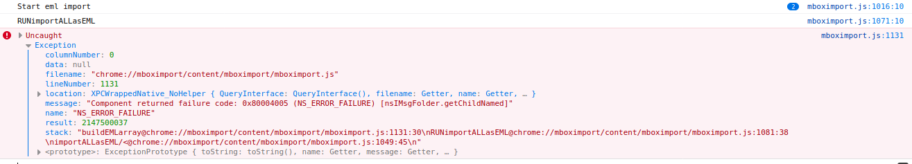 Import of EML folder with subfolders fails · Issue #259 · thunderbird/import-export-tools-ng ...