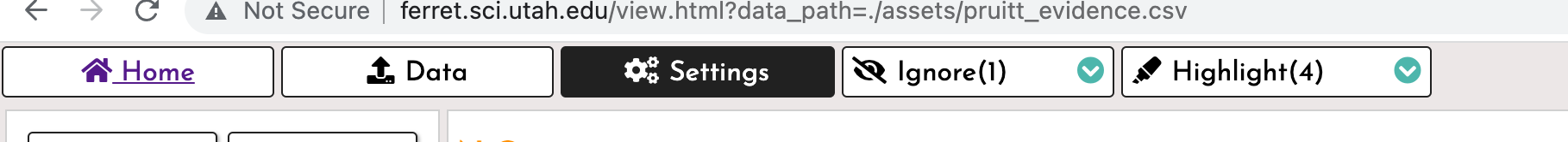 Improve spacing for buttons · Issue #86 · visdesignlab/ferret · GitHub