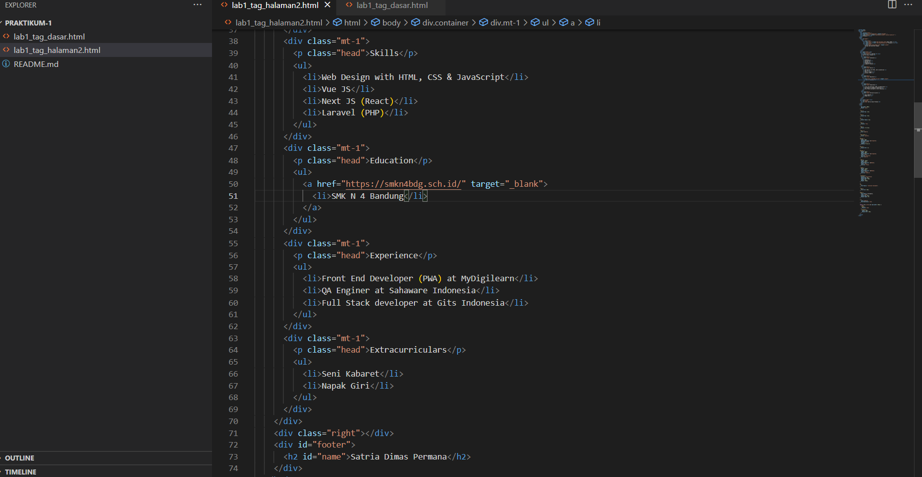 GitHub - satriadimas/Lab1Web