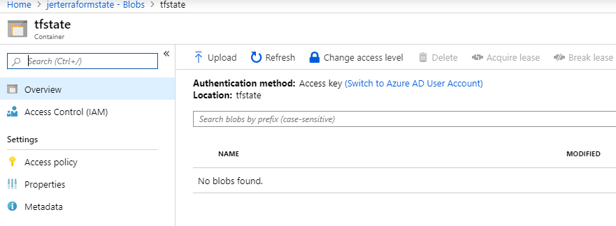 Terraform Extension State Not Stored To Azure Storage Account · Issue 664 · Microsoftazure