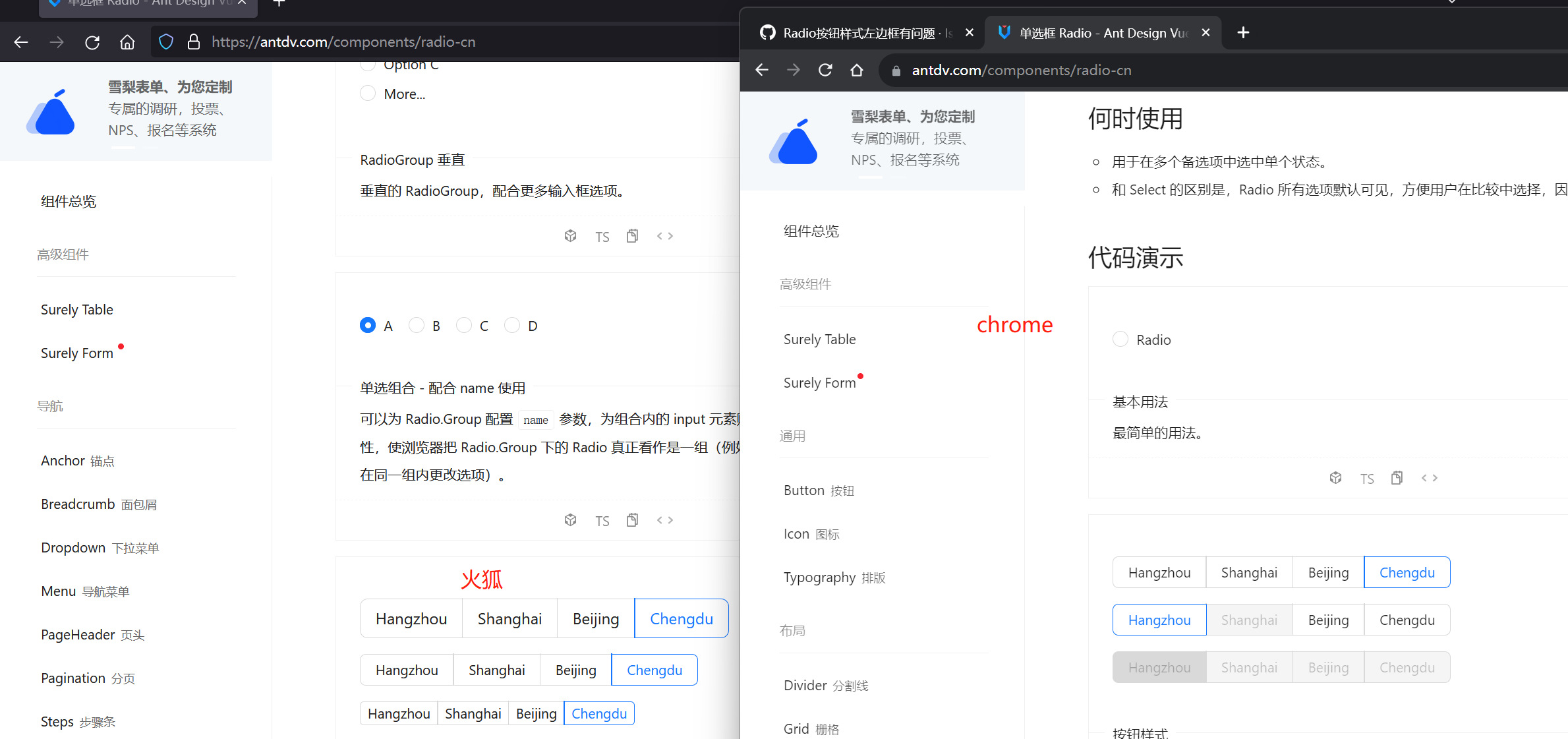 Radio按钮样式左边框有问题 · Issue #6943 · vueComponent/ant-design-vue · GitHub