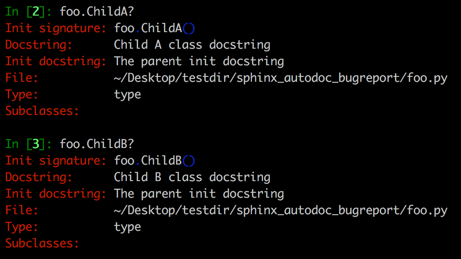 Autoclass Interaction Between Contentboth And Inheritdoscstringstrue · Issue 6567 · Sphinx