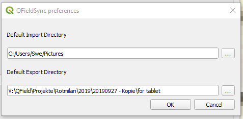 Use unmodified filepath from preferences · Issue #124 · opengisch/qfieldsync · GitHub