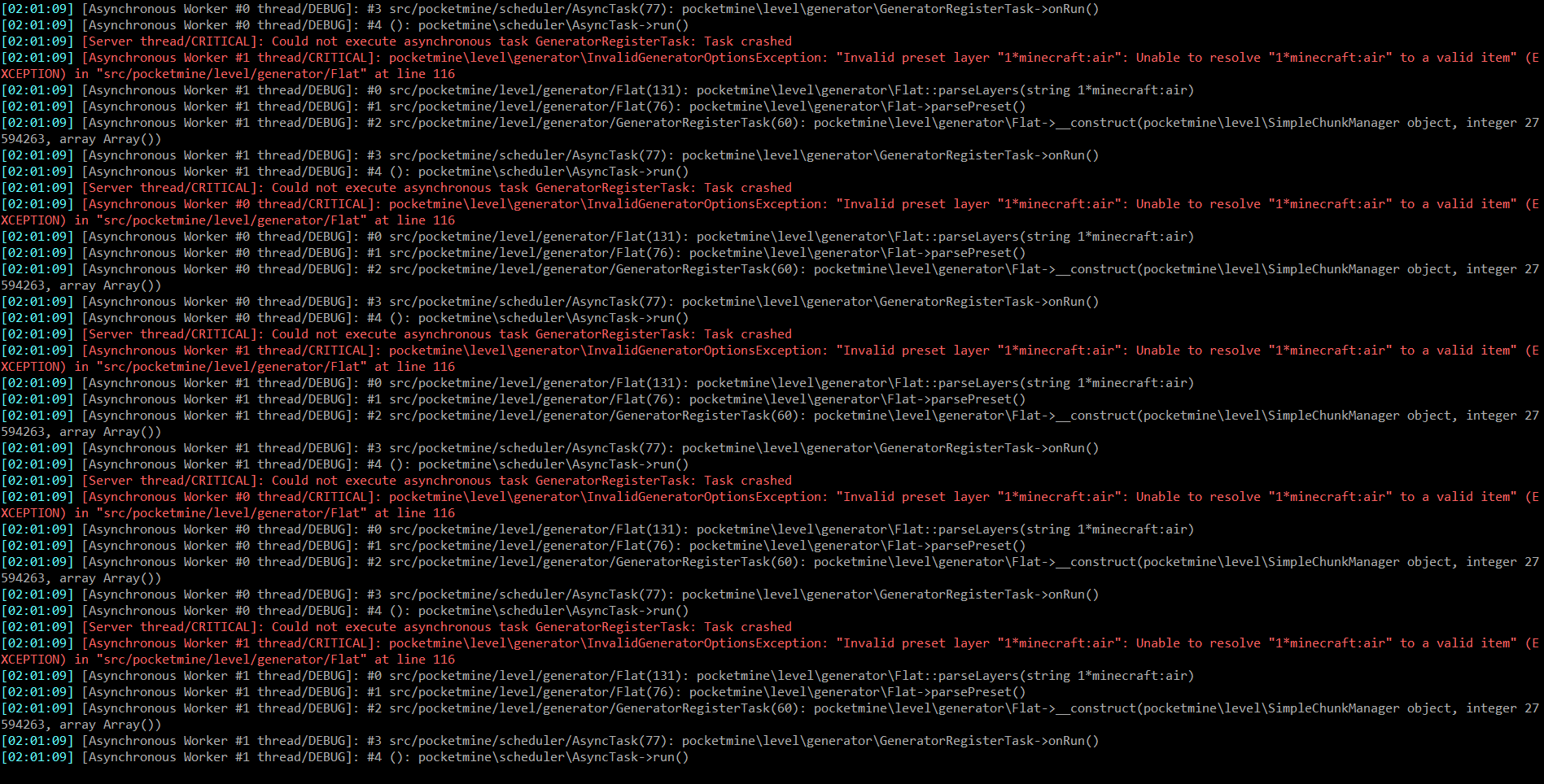 Converted World Has Invalid Preset Layer In Pm · Issue 2818 · Pmmp Pocketmine Mp · Github