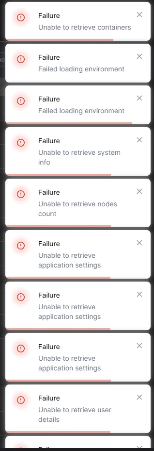 Random "Unable to retrive * " errors · Issue #10181 · portainer/portainer · GitHub
