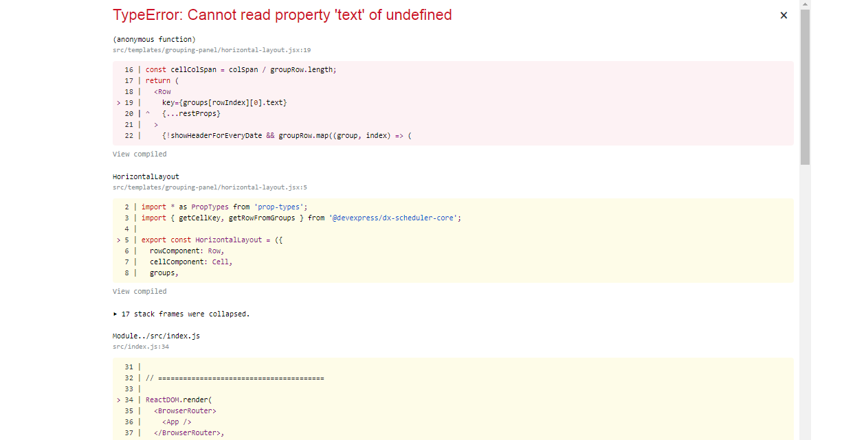 Typeerror Cannot Read Property Text Of Undefined · Issue 3311 · Devexpressdevextreme