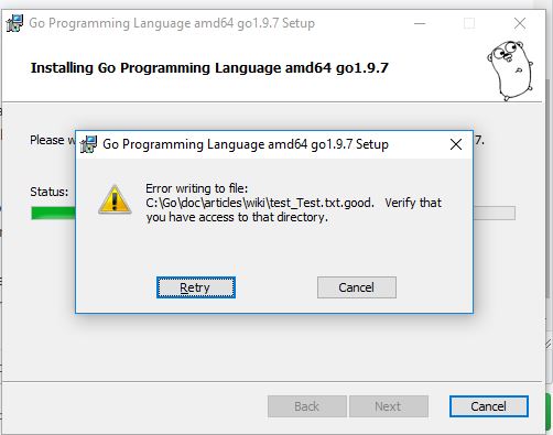 release: unable to install golang 1.9.7 or the latest version on ... release: unable to install golang 1.9.7 or the latest version on ...