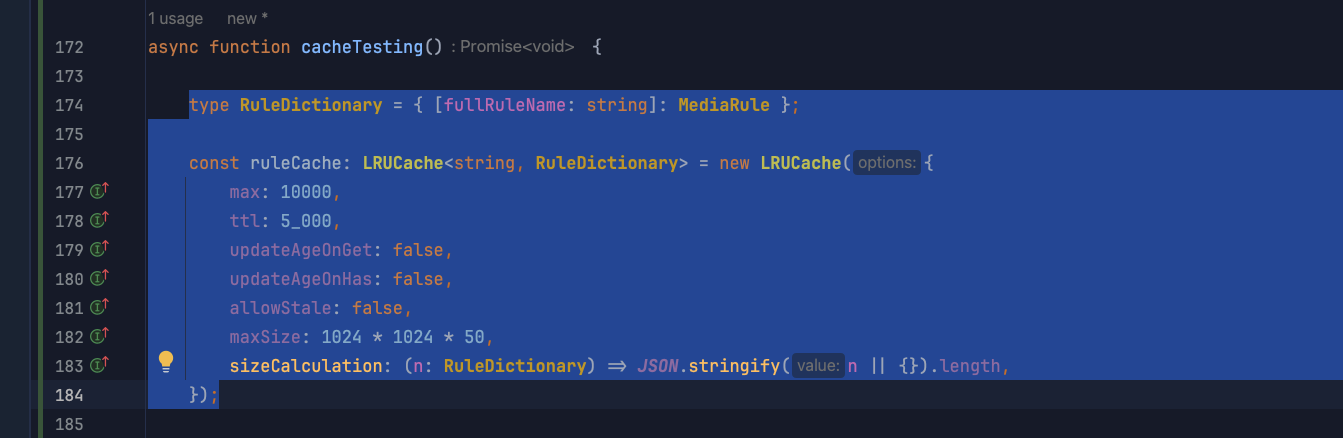 Asking questions about selected code block not working as expected in JetBrains Webstorm · Issue ...