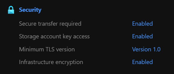 how to enable "Storage account key access" for Azure blob storage ...