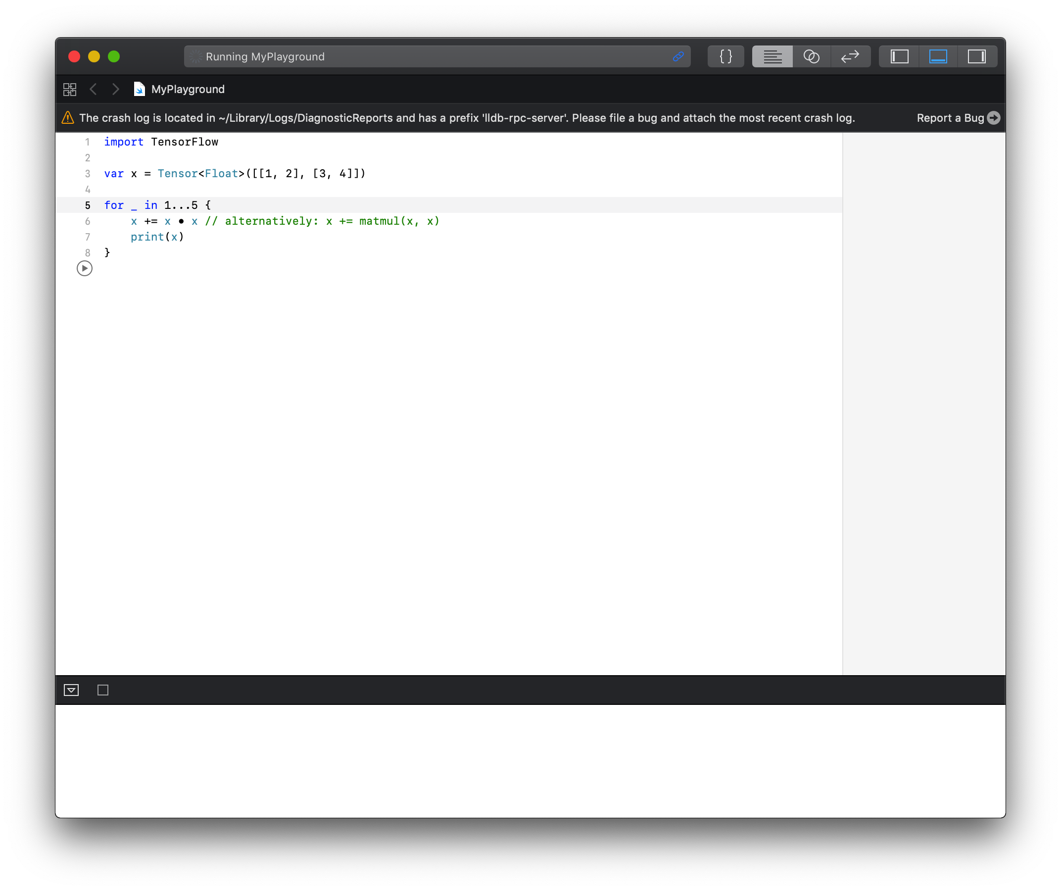 A crash log · Issue #78 · tensorflow/swift · GitHub