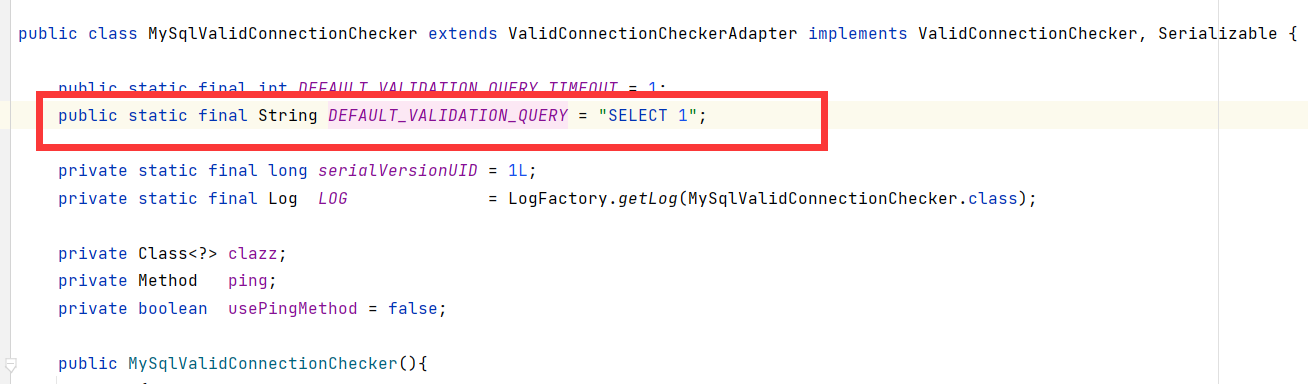 SQLServer的链接检查MSSQLValidConnectionChecker类缺少默认的查询语句 · Issue #4324 · alibaba/druid · GitHub