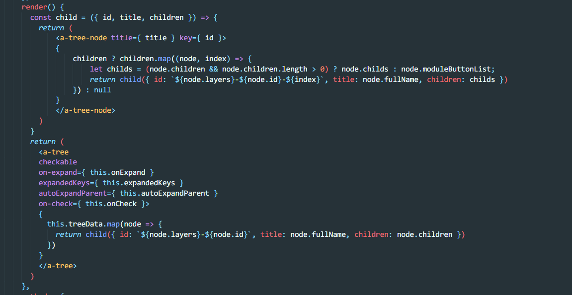 递归实现 深层 Tree · Issue #1839 · vueComponent/ant-design-vue · GitHub
