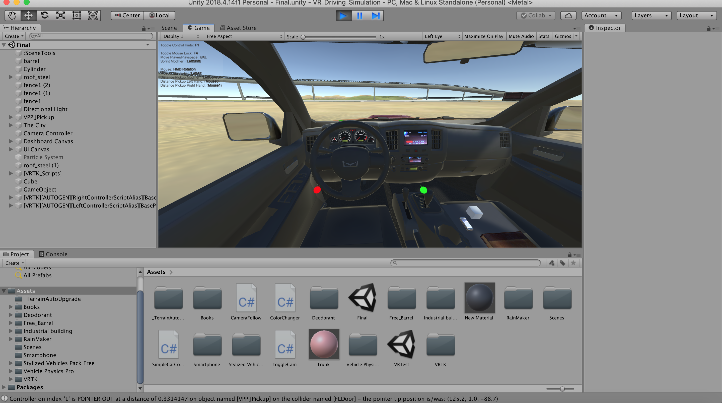 GitHub - alkeshbharati/VR-Driving-Simulation: Driving Simulation using ...
