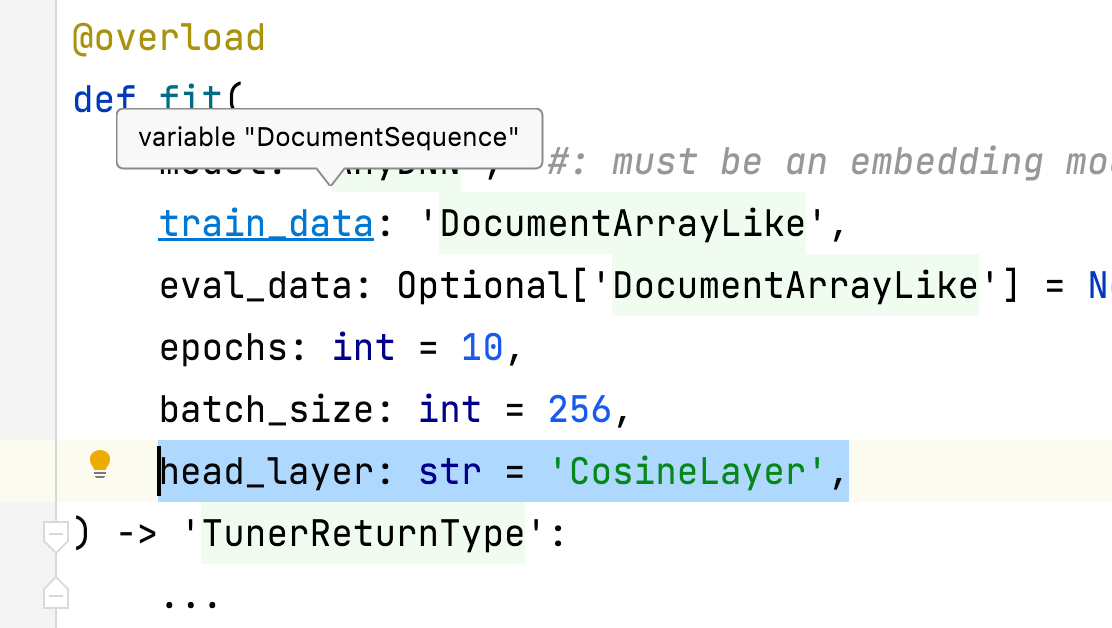 Allow specifying distance · Issue #110 · jina-ai/finetuner · GitHub