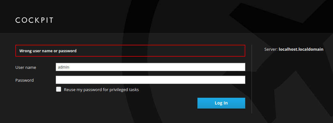 Login to cockpit is not possible · Issue #15117 · cockpit-project ...