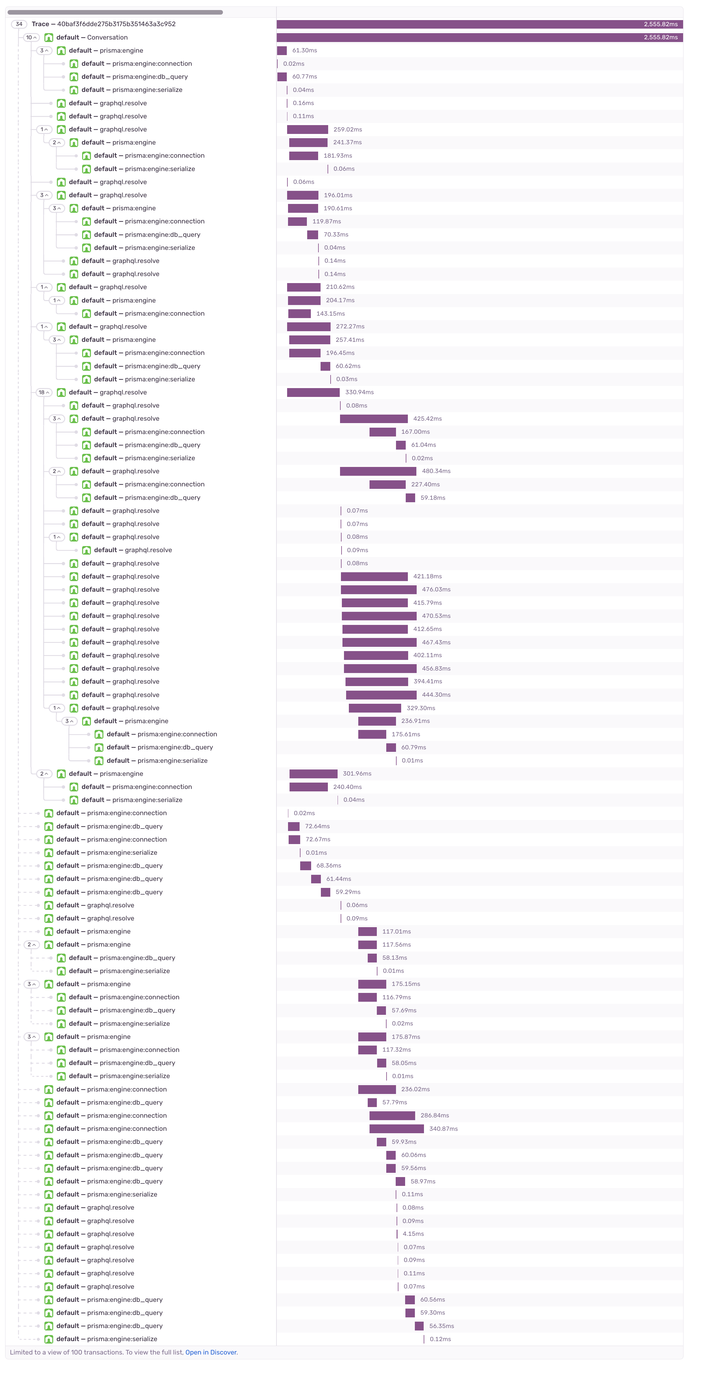 Long delays in repeated prisma:engine:connection (reconnects excessively) · Issue #20088 ...