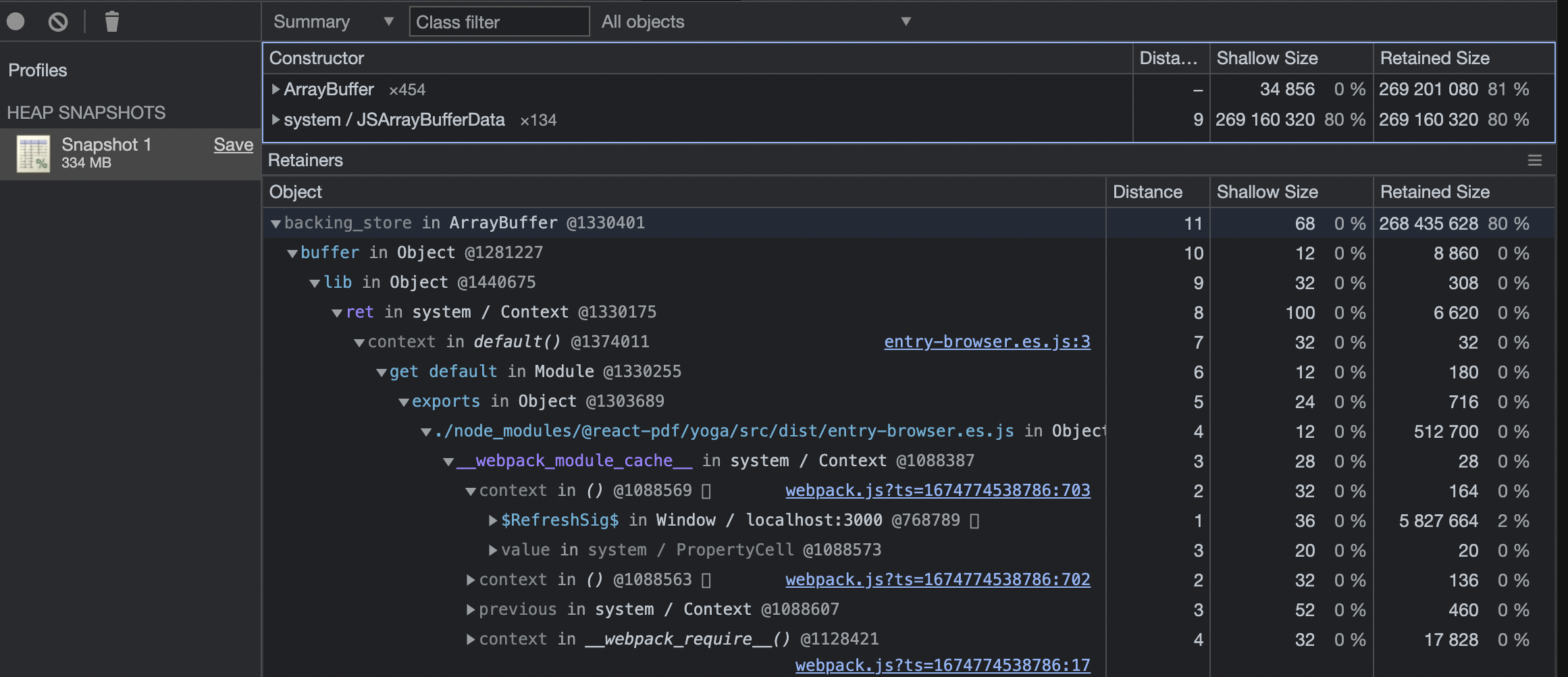 🐛 Memori Leak · Issue #2154 · diegomura/react-pdf · GitHub 🐛 Memori Leak · Issue #2154 · diegomura/react-pdf · GitHub