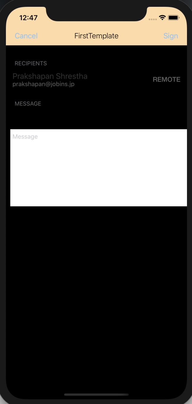 Black Background while Initiating Template · Issue #48 · docusign/native-ios-sdk · GitHub