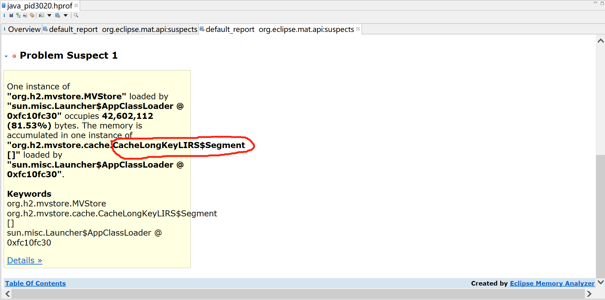 MVStore OOM: it's chunksToC cache memory leaks · Issue #3625 · h2database/h2database · GitHub