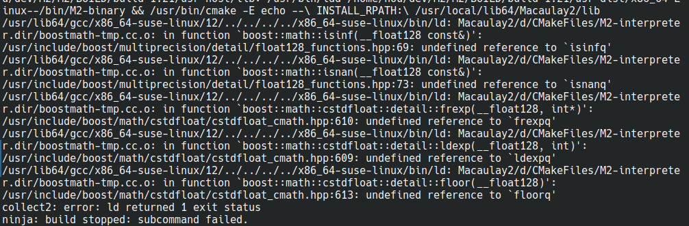 libm not found while building on openSUSE · Issue #2784 · Macaulay2/M2 · GitHub