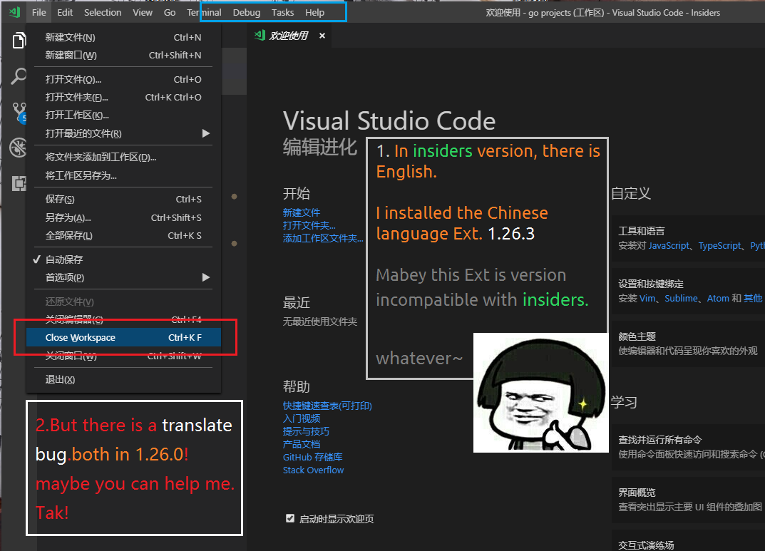 font-family bug on custom UI zh-cn · Issue #55868 · microsoft/vscode ...