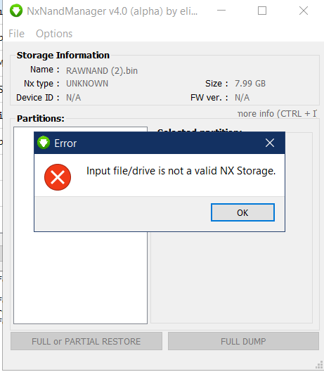 emuMMC Backup GPT data lost after full dump · Issue #21 · eliboa/NxNandManager · GitHub