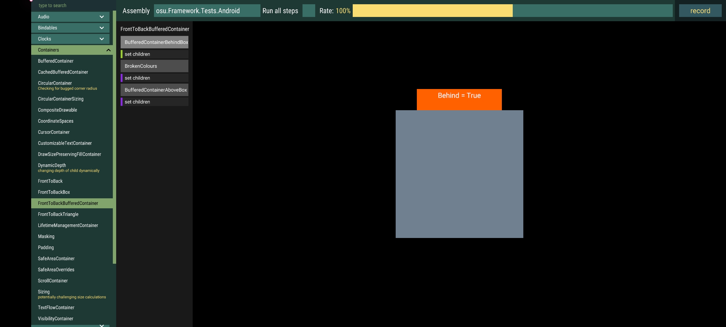 Buffered containers render with wrong colours on Android · Issue #5694 · ppy/osu-framework · GitHub