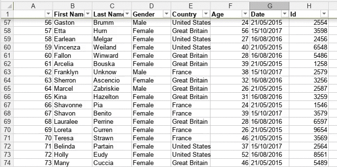 In the spreadsheet editor, if add filter with frozen row shows visual ...