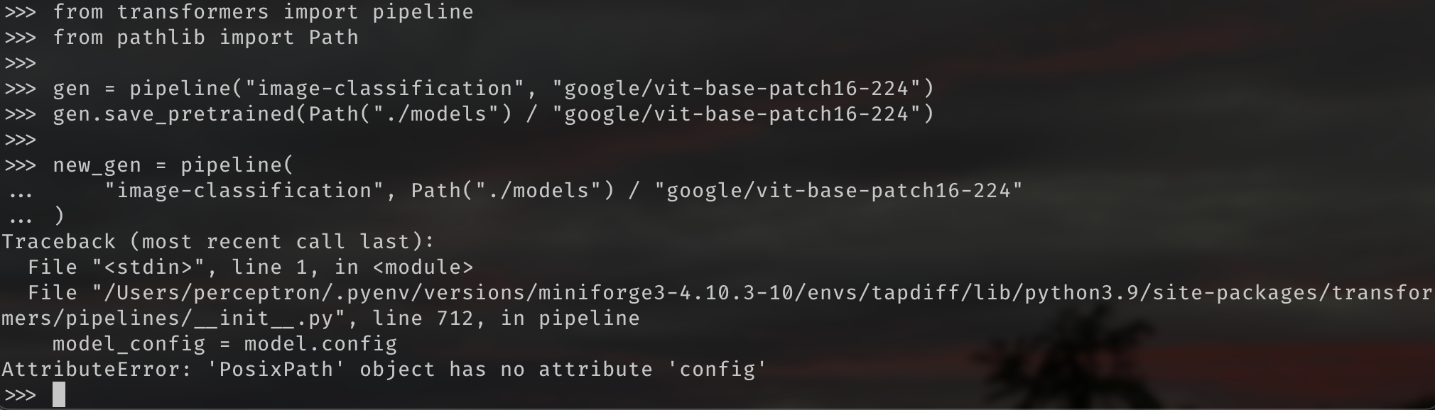`pathlike` Objects Are Treated As `automodel` Objects In `pipeline` Initialization · Issue