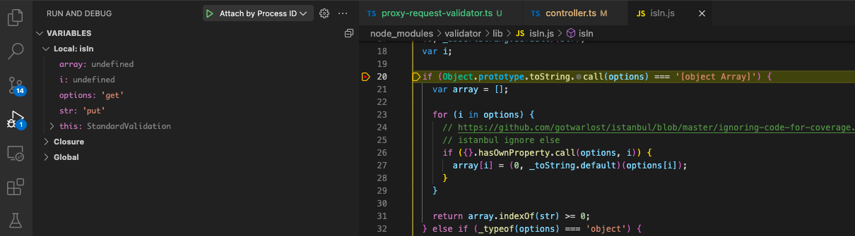 Isin Options Include Only The First Given Option · Issue 1136 · Express Validator Express