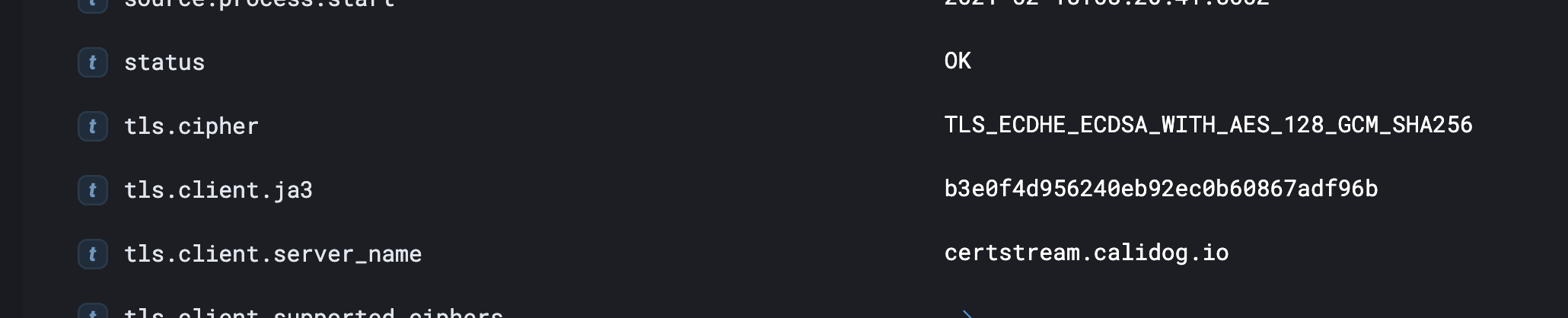 [Security Solution] Incorrect field used in Network tab for JA3 fingerprint in TLS table · Issue ...