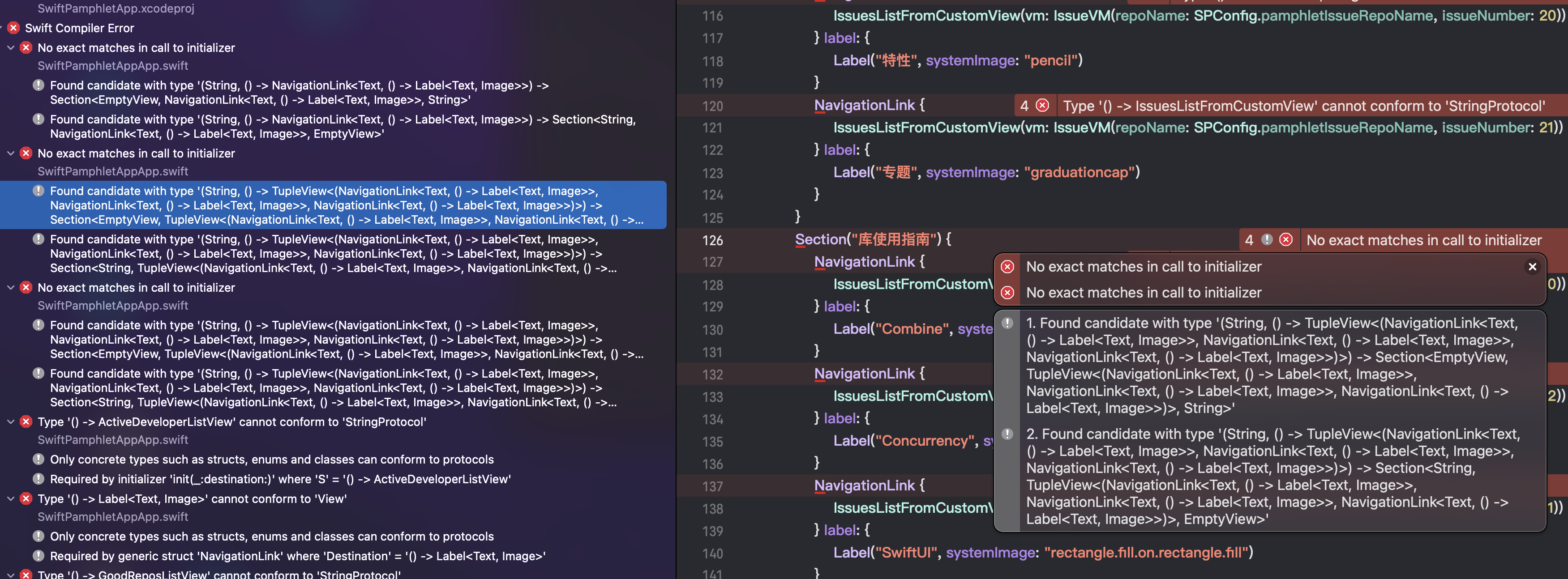 Xcode 版本兼容 · Issue #91 · ming1016/SwiftPamphletApp · GitHub