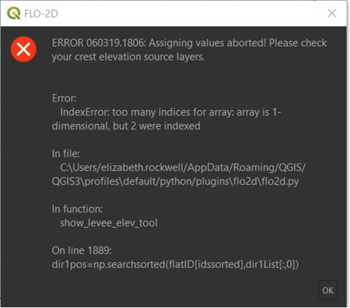 Levee Moving Window Sort Error · Issue #779 · FLO-2DSoftware/qgis-flo-2d-plugin · GitHub