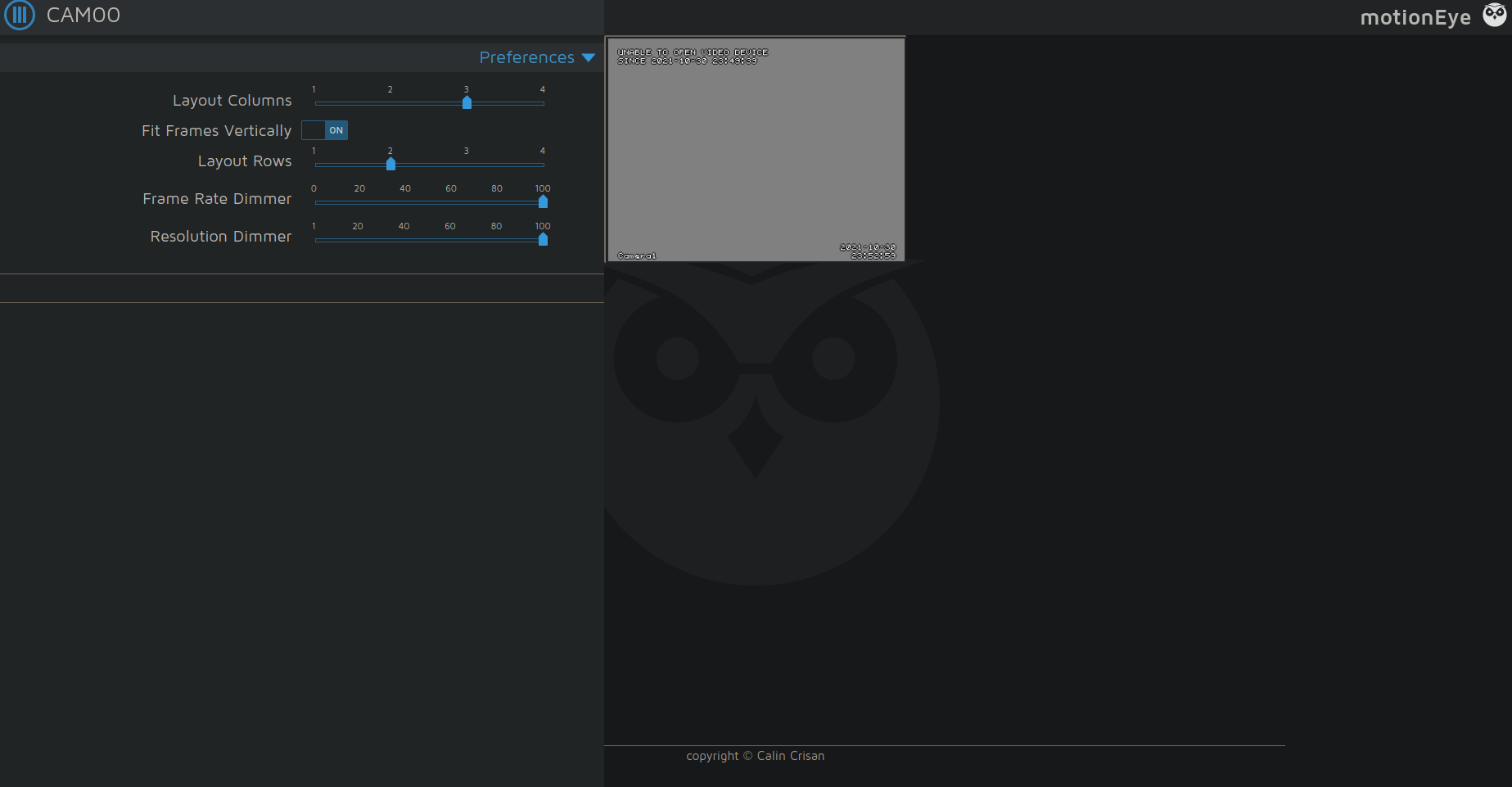 [GUI] Can not remove cam · Issue #2218 · motioneye-project/motioneye · GitHub