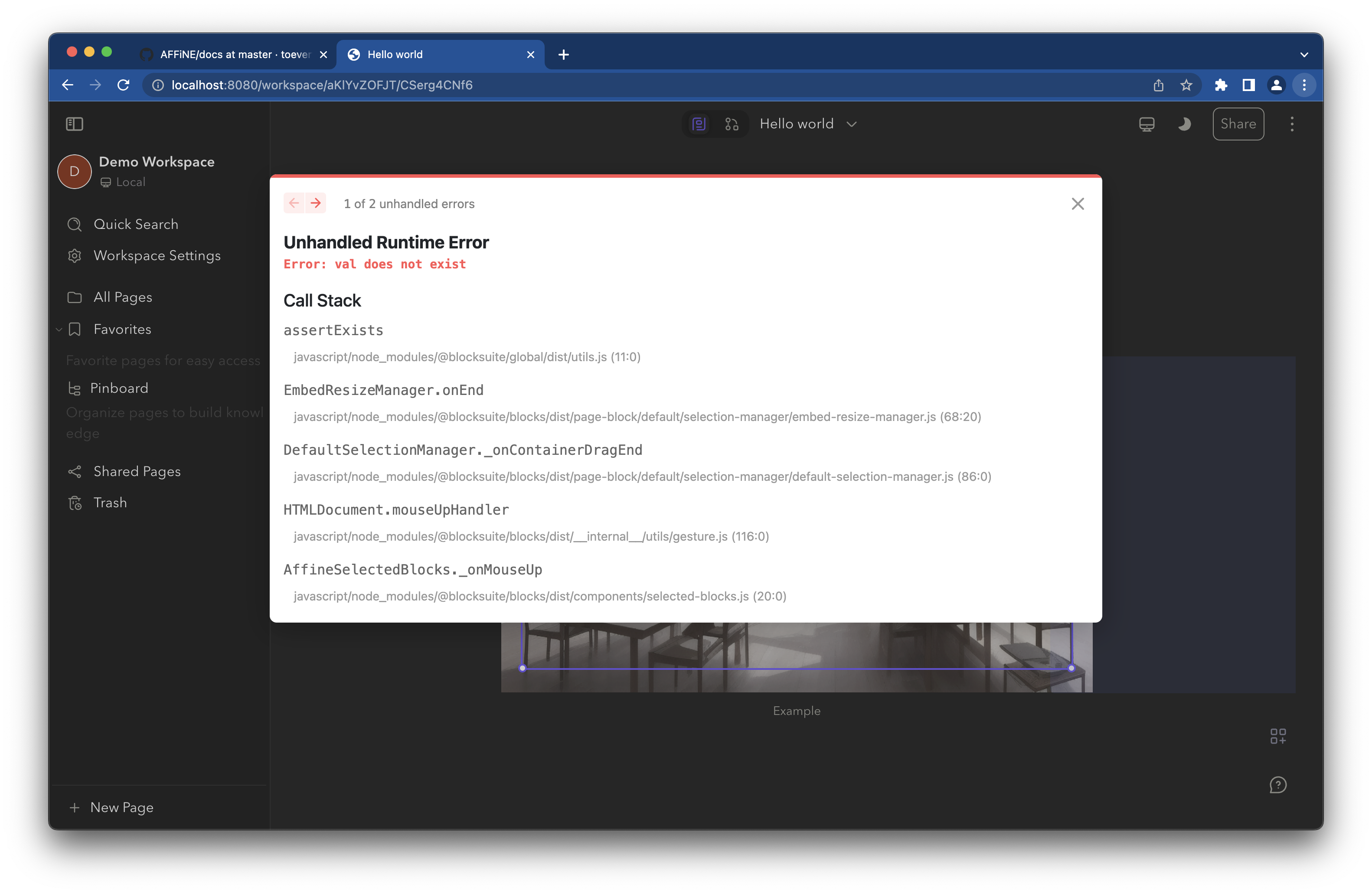[9ffe451@v0.5.4-canary.2 ] image resize and inline block · Issue #2021 · toeverything/AFFiNE ...