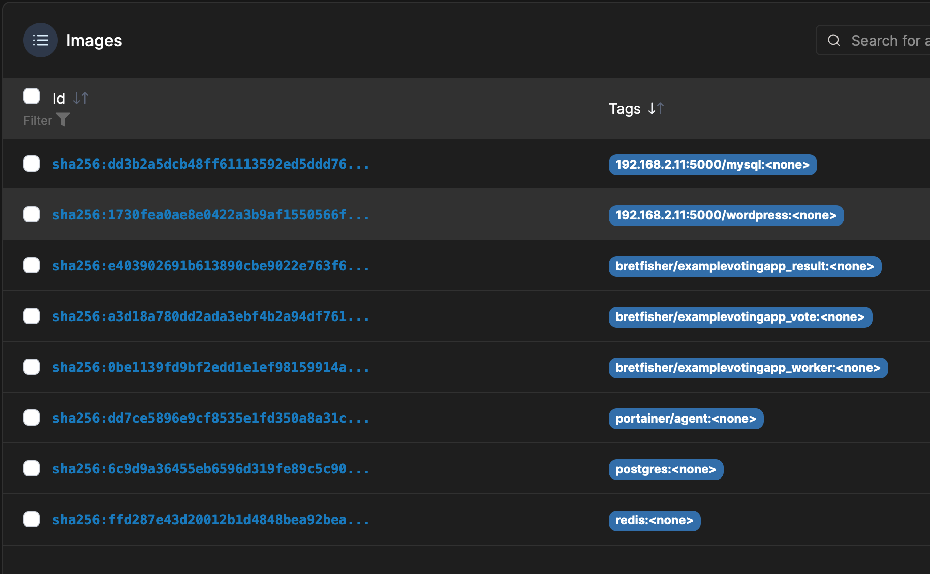 Not correct shown tags images from stack deploy · Issue #8142 · portainer/portainer · GitHub