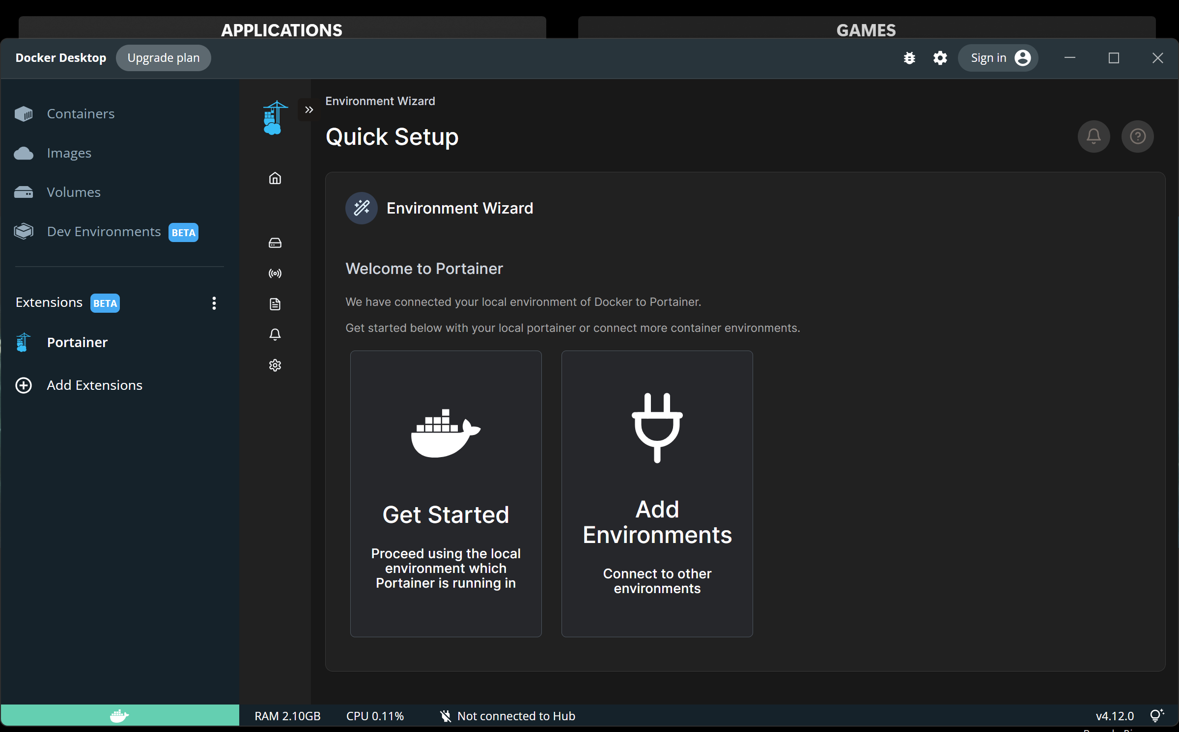 Unavailable Port Error When Installing Extension On Docker Desktop