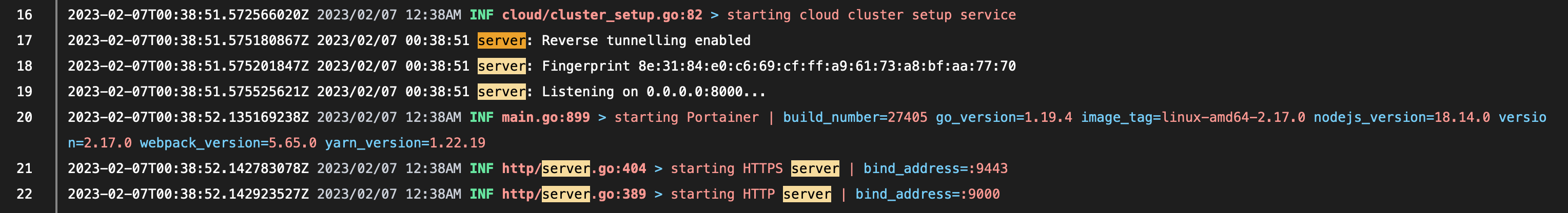 Portainer mangles json logs since 2.16.1 · Issue #8108 · portainer/portainer · GitHub