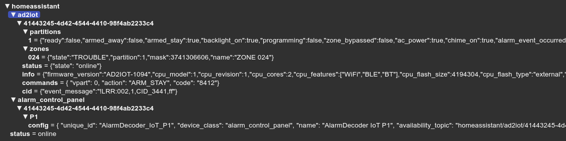 mqtt: /commands callback · Issue #42 · nutechsoftware/AlarmDecoder-IoT ...