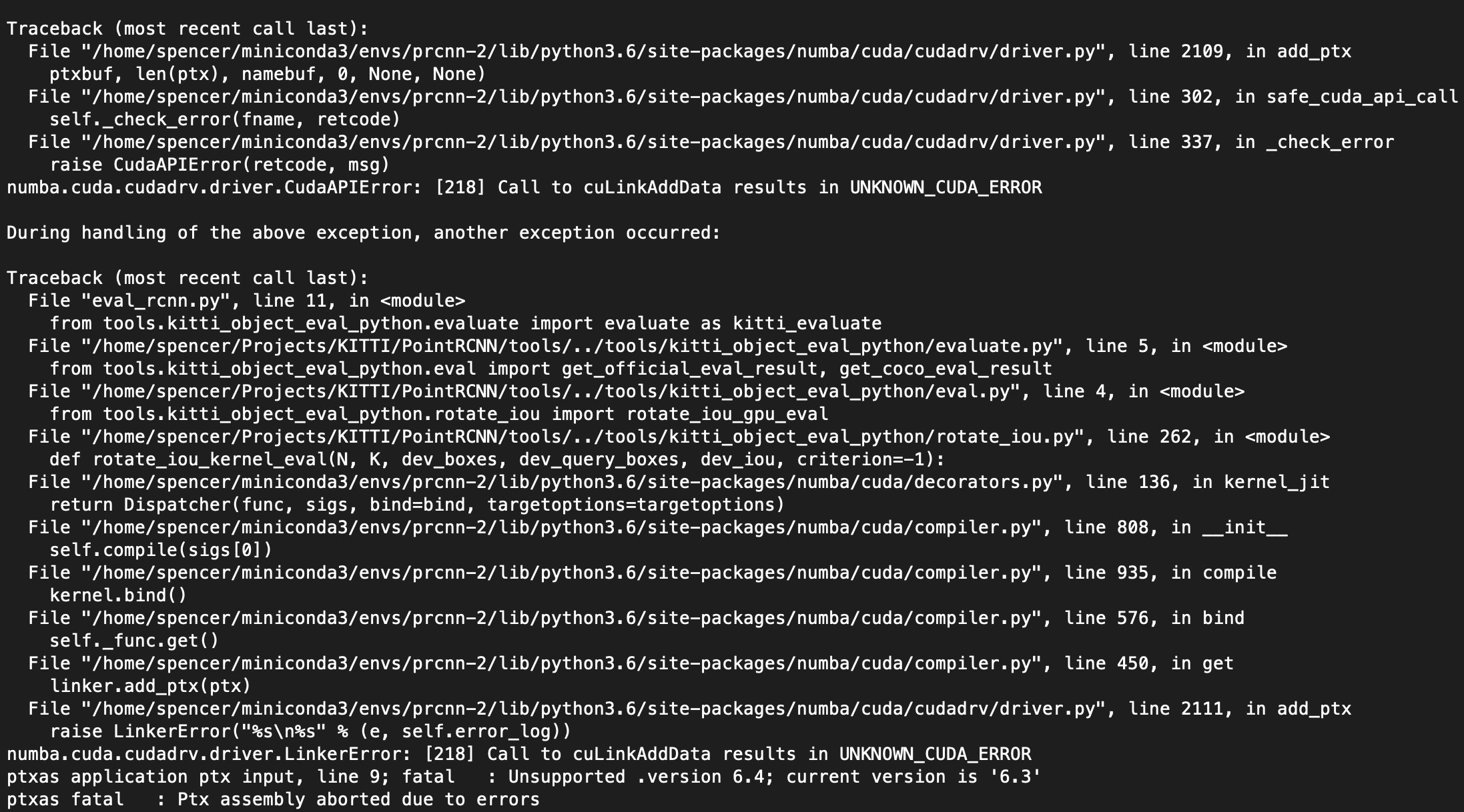 Cuda runtime errors when starting up numba · Issue #6561 · numba/numba · GitHub